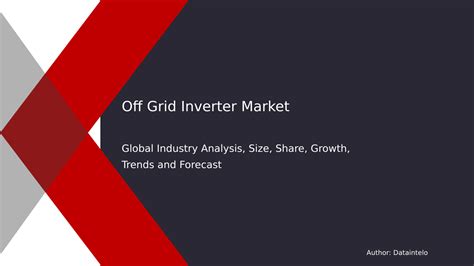 Off Grid Inverter Market Report Global Forecast From 2025 To 2033