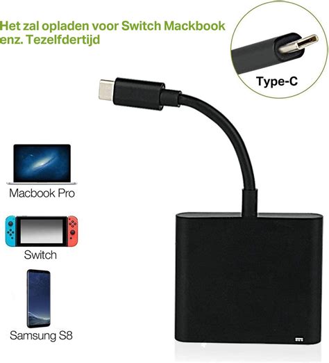 Transnect Nintendo Switch Hdmi Adapter Switch Hub 1080p Bol