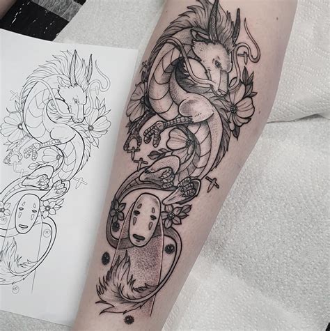 Haku From Spirited Away Tattoo