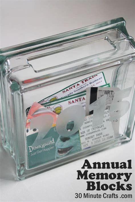 Annual Glass Memory Block Artofit