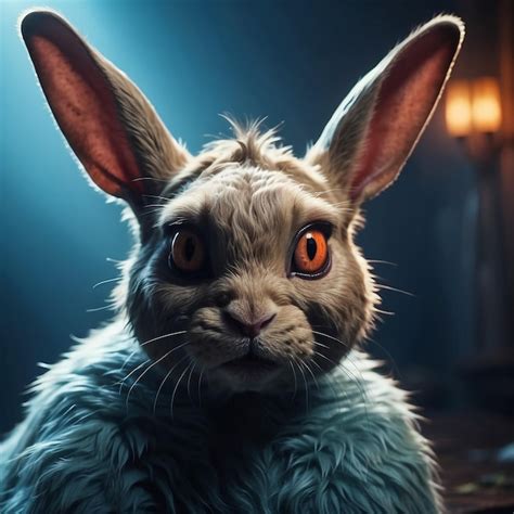 Premium Ai Image A Rabbit Mixed With A Monster