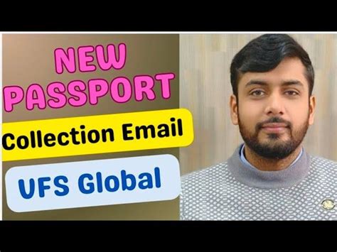 New Passport Collection Email From Vfs Global 🇬🇧 Premier International Consultants