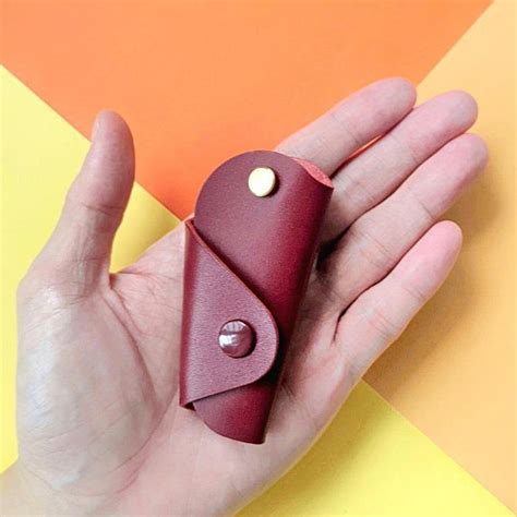 Minimalist Key Wrap In Burgundy Furniture And Home Living Home