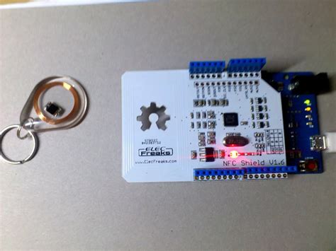 Arduino Con Shield NFC Y Llavero Mifare 1k Tecnologia Arduino