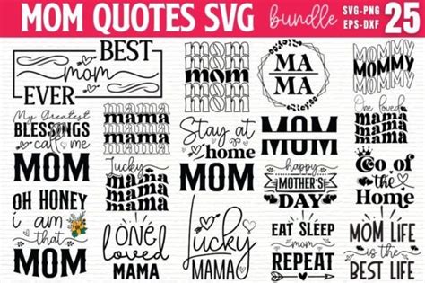 Mom Quotes SVG Bundle Graphic By CraftArt Creative Fabrica