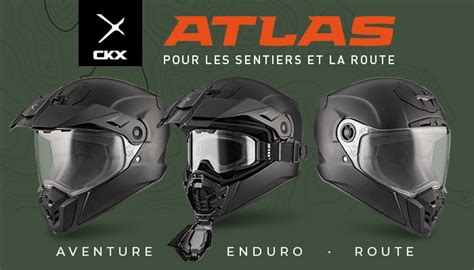 Casque De Moto Aventure Ckx Atlas