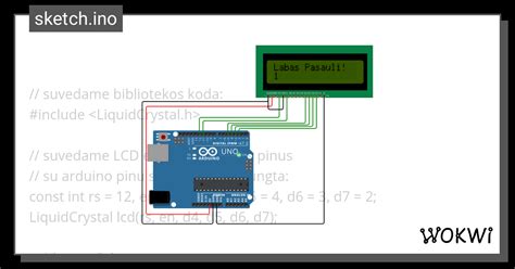 1 Darbas Wokwi Esp32 Stm32 Arduino Simulator