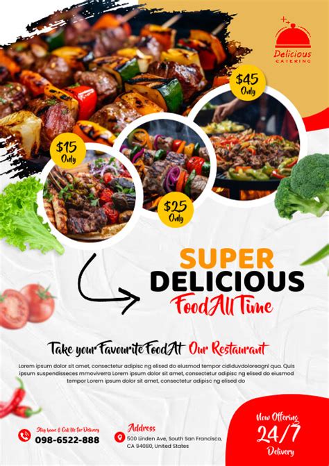 Copy Of Food Flyer Postermywall