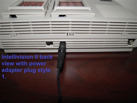 Power Supply For The Mattel Intellivision Ii Videogame System 5872 9629 Style Intellivision