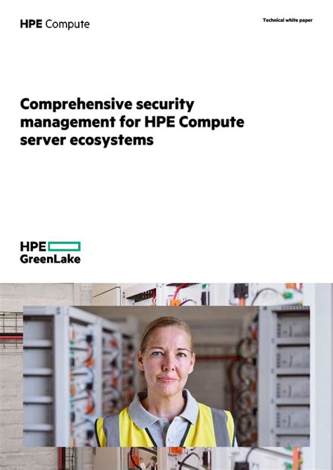 hpe compute servers and systems on linkedin comprehensive security