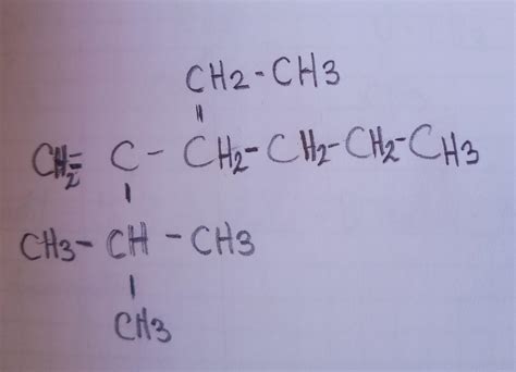 Escribe La Formula Estructural De 3 Etil2 Isopropil 1 Hexeno Brainly Lat