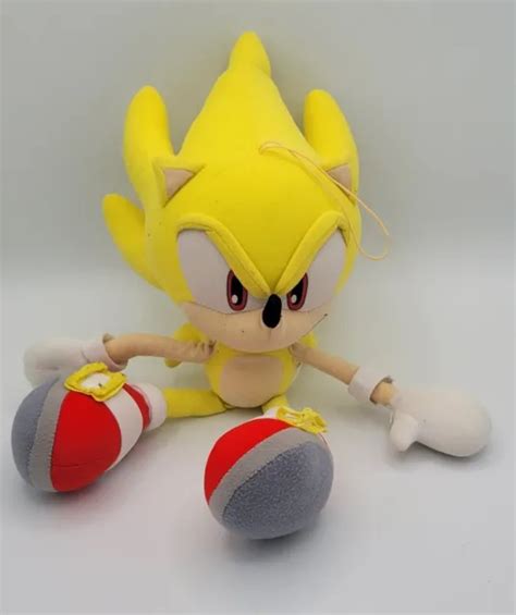 Sonic The Hedgehog Super Sonic Plush Toy 12 Official Licensed Great