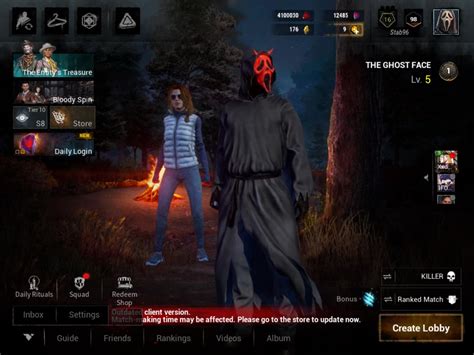 Outdated Client Version Rdeadbydaylightmobile