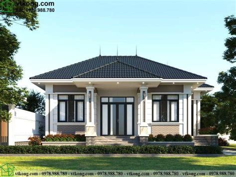 100 Mẫu Nhà Cấp 4 đẹp Mái Nhật Mái Thái 2024 Vtkong Kiến Trúc Sư
