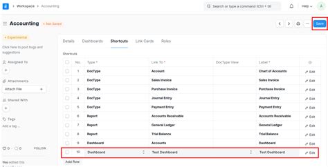 Add A New Dashboard To The Workspace Reports Frappe Forum