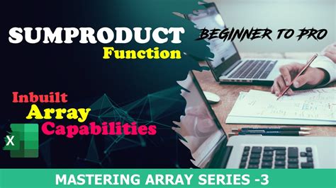 How To Use Sumproduct Function In Array Youtube