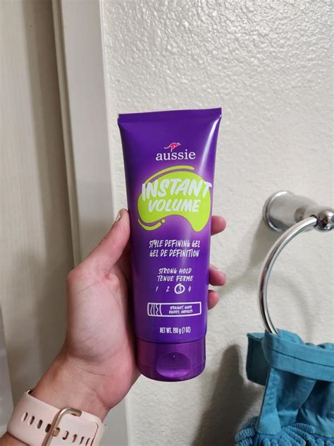 Aussie Instant Volume Style Defining Hair Gel For Straight Hair And