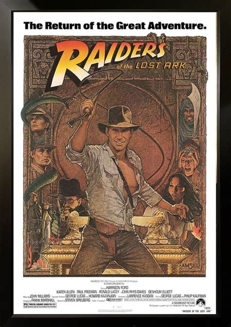 Plakatkunst For Raiders Of The Lost Ark Raiders Of The Lost Ark Poster