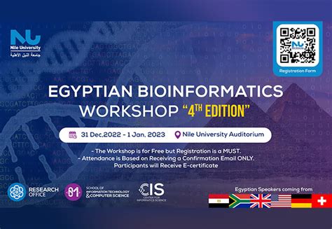 4th Edition Of The Egyptian Bioinformatics Workshop Nu