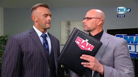Adam Pearce Y Nick Aldis Discuten Por Randy Orton En Backstage Wwe