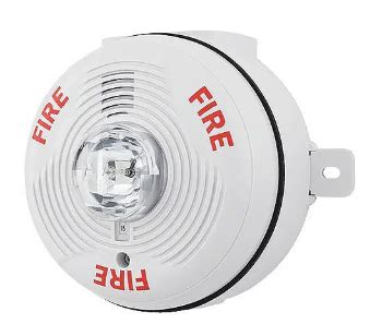 System Sensor PC WHK SpectrAlert Advance Outdoor Selectable Output Horn Strobe Wire High CD