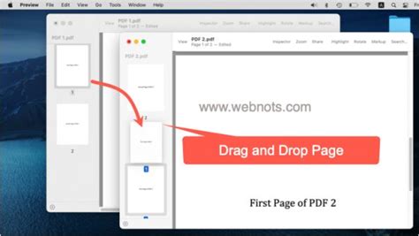 How To Combine Pdf Files And Rearrange Pages In Mac Webnots