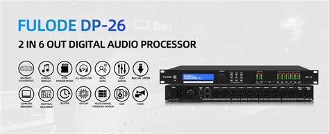 Fulode Dp 26 2 In6 Out Professional Digital Audio