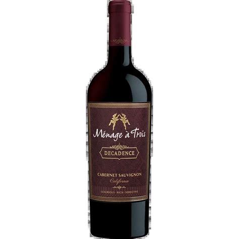 Menage A Trois Decad Cab 750ml Irondequoit Liquor