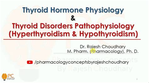 Thyroid Disorders Pathophysiology Hyperthyroidism And Hypothyroidism