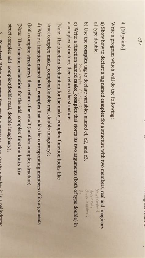 Solved C3 4 10 Points Write A Program Which Will Do The