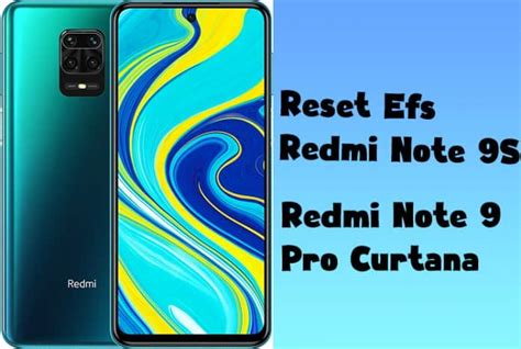 Redmi Note 9S Redmi Note 9 Pro Curtana Wipe Efs Address Root Gsm