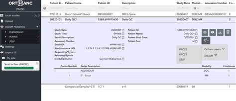 Send To DICOM Modality In Orthanc Explorer Not Visible Google Groups Archive Orthanc Users