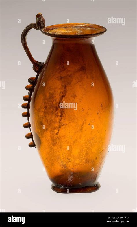 Ancient Roman Jug Late 1stearly 3rd Century Ad Roman Glass Blown
