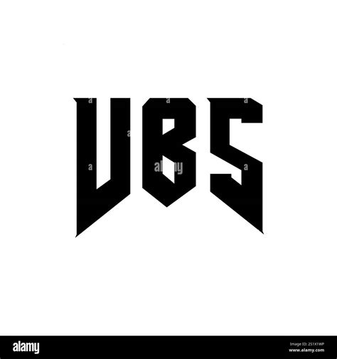 VBS Letter Logo Design For Technology Company VBS Logo Design Black And White Color Combination
