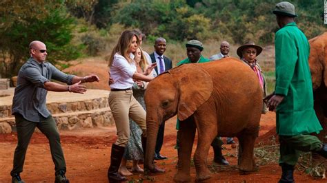 In Pictures Melania Trump In Africa
