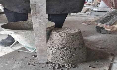Slump Test To Check The Workability Of Concrete Download Scientific