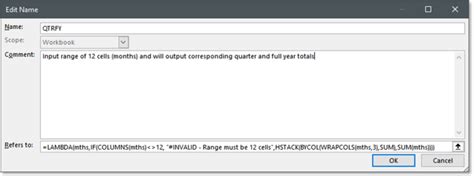 Calculate Quarter And Fy Totals With Single Excel Function