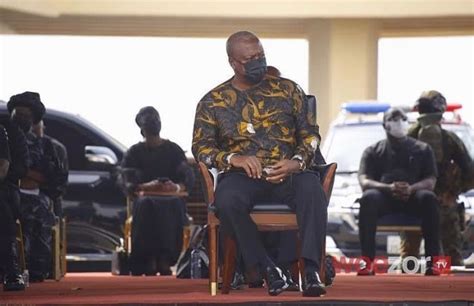 Mahama Kneels Before Akufo Addo At Rawlings Funeral Photo Goes