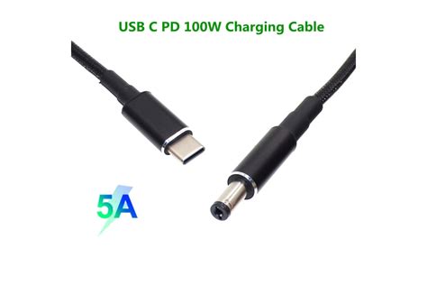 Кабель з PD Тригер для Ноутбука 100W 5A USB-C PD DC 5.5 2.1 Ціна Купити