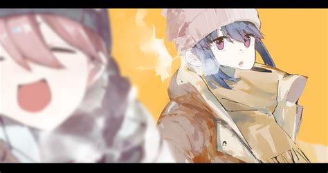 Shima Rin And Kagamihara Nadeshiko Yurucamp Drawn By Maegamidaisuki