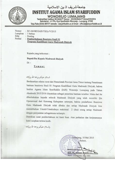Contoh Surat Keputusan Kelulusan Tk Delinewstv