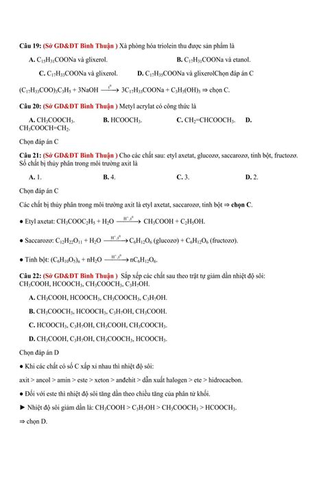 A CH 3 COOC 2 H 5 Etyl