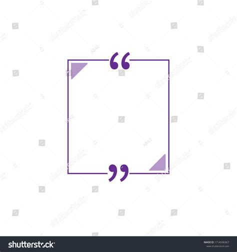 Quote Box Frames Set Isolated On Stock Vector Royalty Free 1714596367 Shutterstock