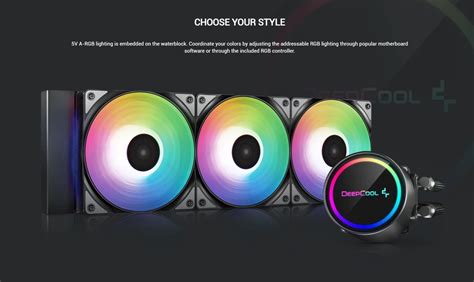 Deepcool Gammaxx L360 ARGB AIO 360mm Radiator ARGB XL Pure Copper CPU