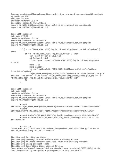 Qcs6490 Compile Boot Failed In Ubuntu 2204 Log Show That， Undefined
