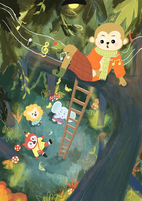 《月亮的味道》绘本插画露馅儿汤圆 站酷zcool