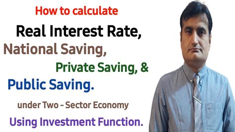 102 How To Calculate Investment National Saving Private Public
