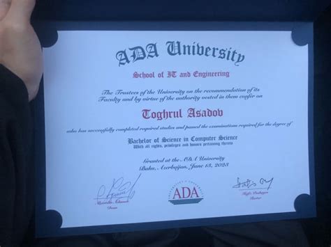 Toghrul Asadov On Linkedin Im Happy To Announce That I Have Finished