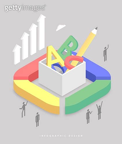인포그래픽 그래프 픽토그램 비즈니스 영어 교과목 알파벳 연필 교육 주제 Jv11184946 게티이미지뱅크