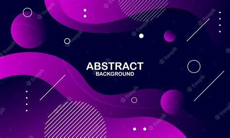 Premium Vector Abstract Purple Wave Background Dynamic Shapes